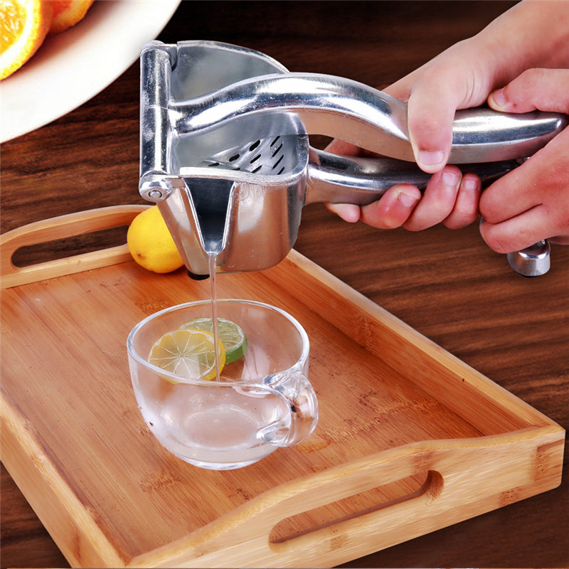 Stainless Steel Manual Fruit Juicer Portable Fruit Press – Jugnustore.com